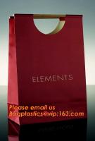 China Luxury shopping paper bag, different types design custom paper shopping bag for sale