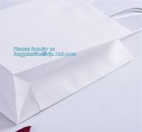 China Cheap small paper gift bags Promotional Luxury OEM Design Gold Foil Logo Wedding Custom Paper Gift Bag with Ribbon PACK for sale