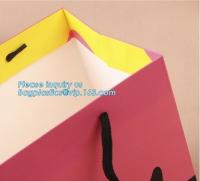 China Luxury Paper Gift Carrier Shopping Bag Party Bag with Handles,printed paper carrier bag for apparel shopping bag, bageas for sale