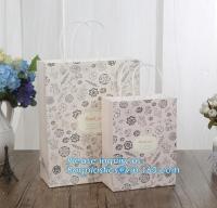 China Custom made paper bag paper carrier bag luxury paper bag tote bag rope handle shopper bag,shopping bag slogan paper carr for sale