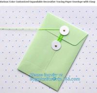 China Wholesale Handmade Custom Kraft A4 Paper Envelope,Custom printed A4 paper standard size envelope with logo bagease pack for sale