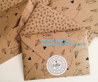 China Cheap custom gift card envelope paper cards and envelops,Chinese New Year Paper Red Envelope With Logo bagplastics pack for sale