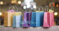 China Fancy Shopping Paper Gift Bag packaging paper bag With Handles of packaging,Luxury Clothes paper carrier bag for packing for sale