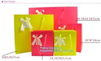 China Customized made cheap paper twisted handles white kraft paper bags,wine paper bag with handle wholesale bagplastics pack for sale