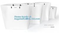 China New Luxury Shopping Paper Bag for Cloth/cheap white paper bag with logo printing,UV spot shine paper carrier bag shoppin for sale