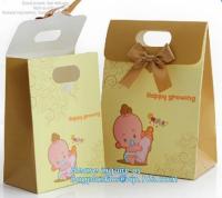 China Wholesale fancy white kraft paper clothing packaging bag with logo printing,Online order paper material carrier bag shop for sale