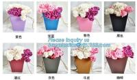 China OEM Logo Printed Paper Packaging Bag Custom Good Quality Flower Carrier Bag,Art Paper Flower Carrier Bag Shopping Bags W for sale