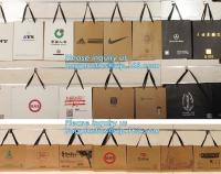 China Customized Cut Printed Coated Paper Shopping Bag with Matt Lamination,rope handle custom logo printed white paper bag for sale