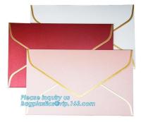 China Custom logo private label brown kraft paper envelope,Custom made own logo design red kraft paper letter envelope bagease for sale
