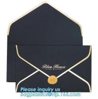 China Custom logo private label brown kraft paper envelope,Custom made own logo design red kraft paper letter envelope bagease for sale