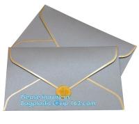 China Custom logo private label brown kraft paper envelope,Custom made own logo design red kraft paper letter envelope bagease for sale