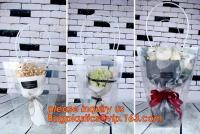 China PP plastic flower carry bags with hanging for potted plant bags,quality assurance great quality pp flower bag bagease pa for sale