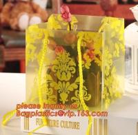 China Wholesale Waterproof PP Plastic Gift Flower Bag Carry,PP Clear Handheld Flower Packaging Bag,PP Trapezidal Rectangular F for sale