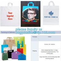 China china product printing design foldable clothes plastic carry bag/custom ldpe die cut handle clothing packaging plastic b for sale