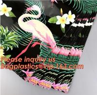 China Stylish, concise plastik shopping shopping bags with logos and soft loop handle plastic bag,Stamp Printed Ameritote Plas for sale