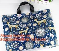 China Soft Loop Handle Bag For Supermarket Shopping plastic bag manufacturer eco green bio,soft loop handle PE shopping bag for sale