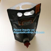 China wine bag with spout,Aluminum Foil Bag With Spout Tap Wine Pouch,spout pouch/Food grade liquid beverage bag with spout/Ru for sale