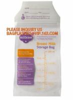 China Custom Design Breast Milk Cooler Bag Liquid Safe Food Storage Bags,Customized disposable plastic baby breast milk refrig for sale