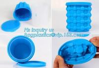China Kitchen Tools Revolutionary Space Saving Beer Wine BPA free Silicone And PP Ice Cube Maker Genie,Party Drink Tub Chillin for sale