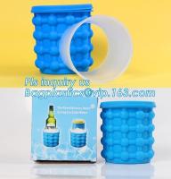 China Kitchen Tools Revolutionary Space Saving Beer Wine BPA free Silicone And PP Ice Cube Maker Genie,Party Drink Tub Chillin for sale
