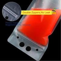 China Biodegradable Liquid Packaging Leakage Proof Pouch Custom Printed Stand Up Aluminium Foil Spout Bags Water Drinking Bag for sale