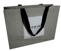 China High Quality And Fancy Customized Black Printed Luxury Gift Paper Shopping Bag, Whoesale Natural raw materials Brown for sale