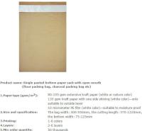 China Cement packing kraft paper valve sack laminated with pp woven fabric, Square Bottom Paper-plastic compound bags/sacks for sale