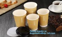 China 12oz PLA paper cup from China supplier,double wall paper cup printed disposable paper cup for coffee, BAGPLASTICS, BAGEA for sale