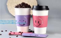 China Disposable 8/12/16 Oz Beverage Coffee Cups Single Wall Paper Cups with Lid,Wholesale Disposable Paper Coffee Cup Custom for sale