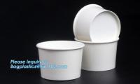 China take away 8oz 4oz 7oz icecream cups with 95mm dome lids,12oz Eco-friendly recycled ice cream paper cup with lid spoon for sale