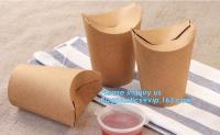 China french fries and chips paper package cone or box,food take away box, paper donut packaging box,printed paper french frie for sale