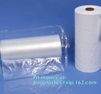 China COMPOSTABLE customized ice bag with drawstring, Food Industrial Use Plastic Wicket Ice Bag, ice bag on roll, Ice Bags wi for sale