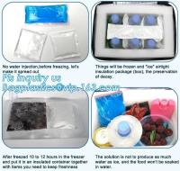 China Gel Ice wine bag for keeping your food fresh and cool, Ice Bag Wine Cooler Bag, gel ice cooler box for keeping fresh of for sale