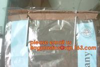 China Custom Printed Clear Plastic Wicket Bread Packaging Bags/Food Plastic Bread wicket Bags/PE bakery bread wicket plastic b for sale