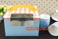 China High Quality Cupcake Cake Box Packaging,Custom Print Professional, Paper Packing Moon Cake Box Printing, bagplastics pac for sale