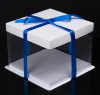 China Customized color square white cheap macaron square cake box for packing,embossing cheese cup moon tall cake paper box for sale