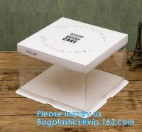 China Cheap Custom Cupcake Handle Box Cake Boxes Wholesale,Take Away Birthday Cake Boxes Cardboard Boxes Cake Boxes bagplastic for sale