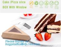 China Wholesale custom Paper Cookies packing Cake Box with PVC window,Wholesale Plastic Square Birthday Wedding Packaging Clea for sale