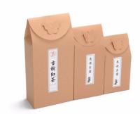China China wholesale custom printed recycle square bottom pouch kraft paper coffee/tea package bag with value eco friendly for sale