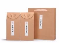 China China wholesale custom printed recycle square bottom pouch kraft paper coffee/tea package bag with value eco friendly for sale