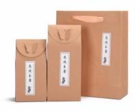 China China wholesale custom printed recycle square bottom pouch kraft paper coffee/tea package bag with value eco friendly for sale