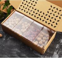 China paper nut packaging box,Corrugated Bolt And Nut Packaging Box,Kraft Paper gift box with clear pvc window stand up for ca for sale