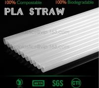 China compost plastic drinking straw for drink promotion, juice drink sraw, food grade biodegradable plastic drinking straw for sale