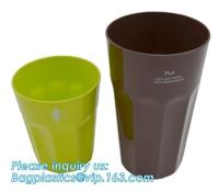 China Compostable Rigid cup,PLA Biodegradable,PLA eco-friendly biodegradable plastic cups,PLA 16oz 500ml,cups Coffee To Go Mu for sale