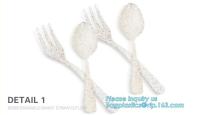 China corn starch biodegradable disposable plastic cutlery,Disposable Biodegradable Corn Starch Soup Spoon Tea Spoon bagease for sale