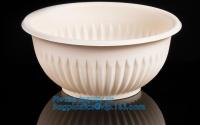 China Corn Starch Eco-friendly Microwave Hot Sale Custom Biodegradable Bowl With Lid,Dinnerware corn starch biodegradable disp for sale