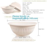 China 7.5 inch Biodegradable Soup Bowl Disposable Cheap Food Grade Personalized Corn Starch Bowl,Corn Starch Biodegradable Bow for sale