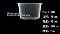 China Biodegradable Disposable Cornstarch CPLA Cup,90mm CPLA hot drink cup lid for 10oz 12oz 16oz 20oz cup, bagplastics, packa for sale