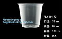 China Biodegradable Disposable Cornstarch CPLA Cup,90mm CPLA hot drink cup lid for 10oz 12oz 16oz 20oz cup, bagplastics, packa for sale