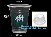 China Factory direct sale biodegradable CPLA plastic coffee paper cup lids 60 70 80 90 115mm,90 CPLA dome paper cup plastic li for sale